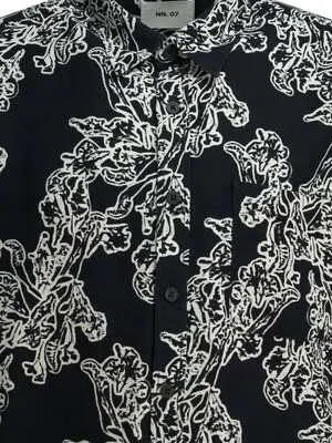 NN.07 Deon Printed Viscose Twill Casual Shirt