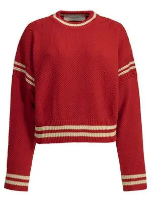 GOLDEN GOOSE Rachel' Crew Neck Sweater - Red
