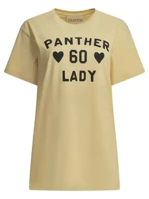 Valentino Garavani Panther Lady' Crew Neck T Shirt