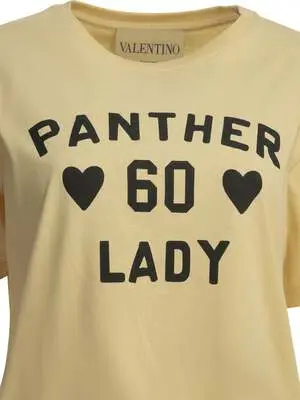 Valentino Garavani Panther Lady' Crew Neck T Shirt