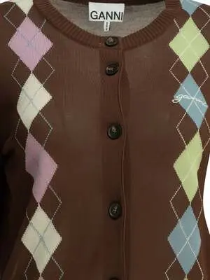 GANNI Argyle' Cardigan