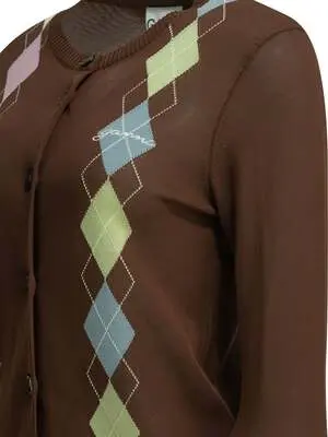 GANNI Argyle' Cardigan