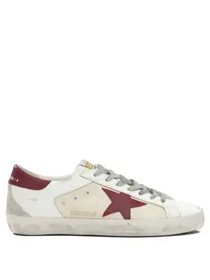 GOLDEN GOOSE Super Star Double Quarter Low Top Sneakers