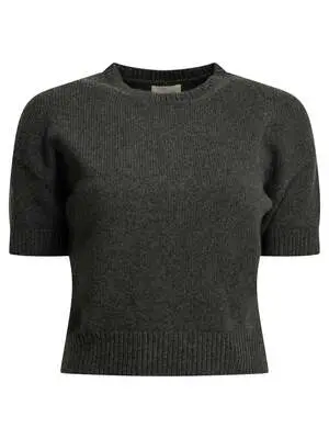 Khaite Golden' Crew Neck Sweater - Grey