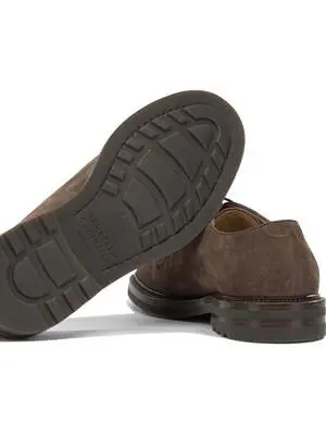 Brunello Cucinelli Suede Derby Lace-up Brogues