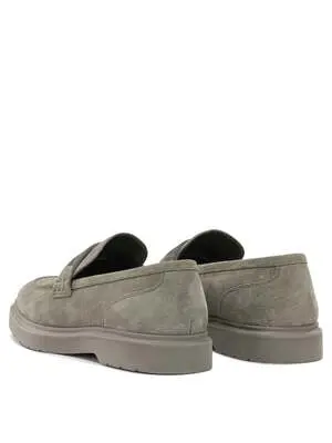 Brunello Cucinelli Suede Loafers With Charm