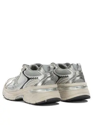 GOLDEN GOOSE Lightstar Low Top Sneakers - Silver