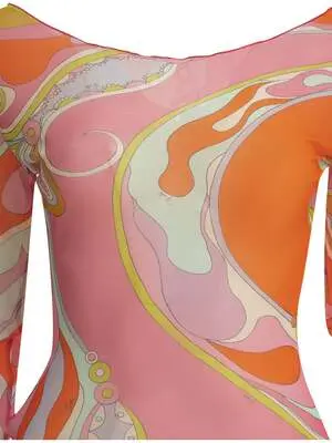 Emilio Pucci Orchidee' Fitted Top