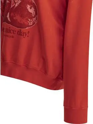 GANNI Cherries" Crewneck Sweatshirt