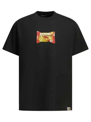 Carhartt Work In Progress Road Side Snack' Crew Neck T Shirt - Black
