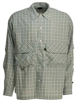 DAIWA PIER39 Tech Sports' Checked Long Sleeve Shirt