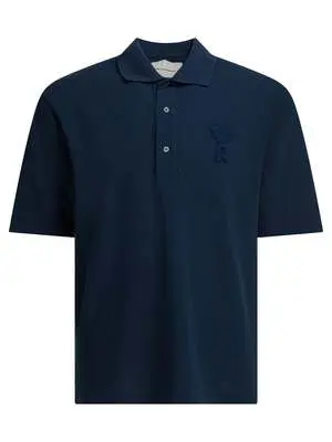 AMI Paris Polo Shirt With Buttons And Logo