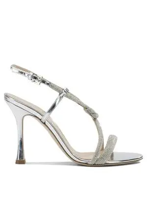 NINALILOU Embellished Stiletto Heeled Sandals