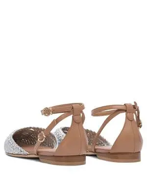 LELLA BALDI Leather Ballerinas
