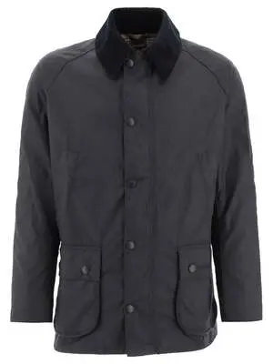 Barbour Ashby' Waxed Cotton Jacket - Blue
