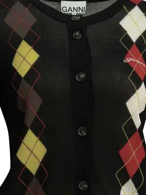 GANNI Argyle' Cardigan