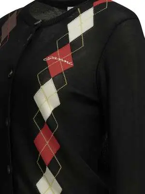 GANNI Argyle' Cardigan