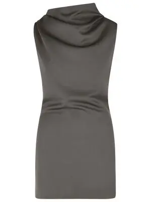 Khaite Astor Mini Dress In Virgin Wool