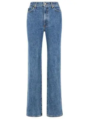 Khaite Danielle Stretch Boone Denim Jeans - Blue