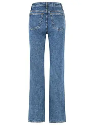 Khaite Danielle Stretch Boone Denim Jeans - Blue