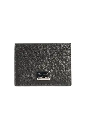 Dolce & Gabbana Dove Lear Card Holder - Grey