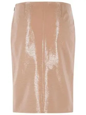 COURREGES Bronzer' Vinyl Skirt