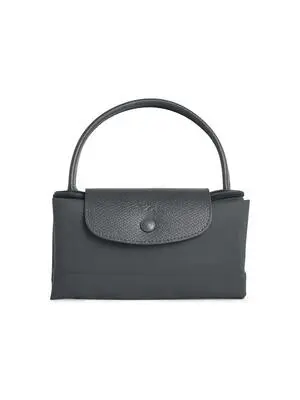 Longchamp Bag With 's Le Pliage One' Handle In Anthracite Tela - Grey