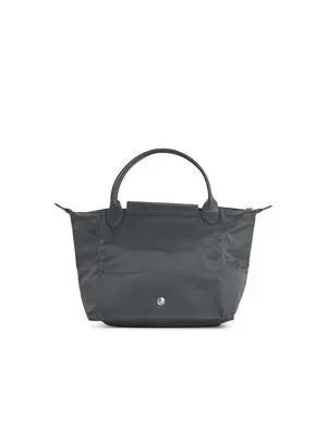 Longchamp Bag With 's Le Pliage One' Handle In Anthracite Tela