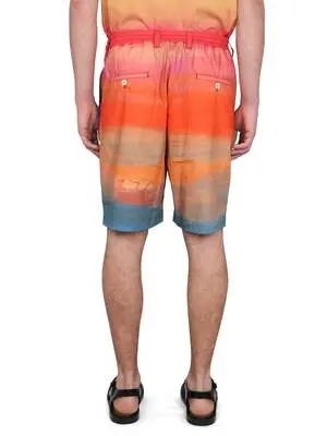 Marni Cotton Printed Bermuda Shorts