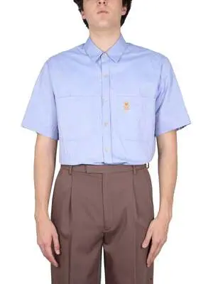 Gucci Shirt With Bear On Pocket