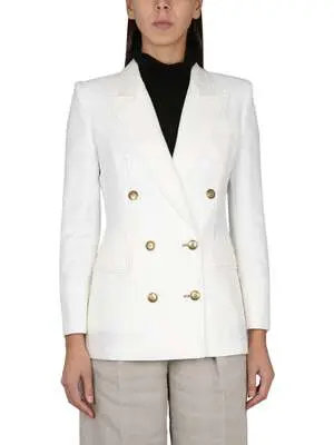 Max Mara Double-breasted Jacket - White
