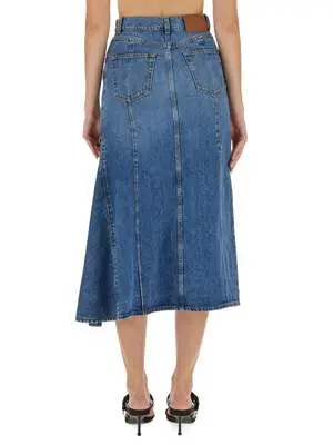 Alexander McQueen Pencil Skirt With Cut-out Detail