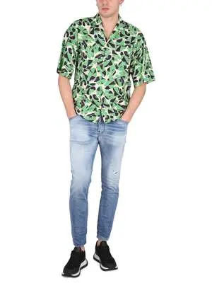 Dsquared2 Bowling Collar Shirt - Multicolor