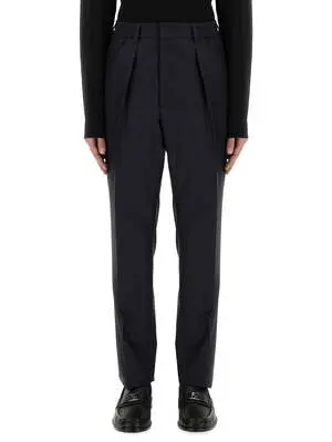Fendi Wool Tailored Pants - Blue