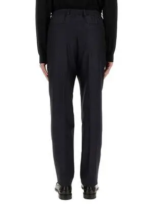 Fendi Wool Tailored Pants - Blue