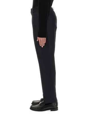 Fendi Wool Tailored Pants - Blue