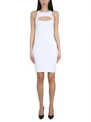 Dsquared2 Cut Out Dress - White