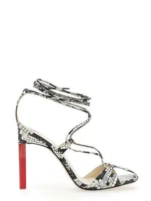 Attico Adele High Heel Sandals - Multicolor