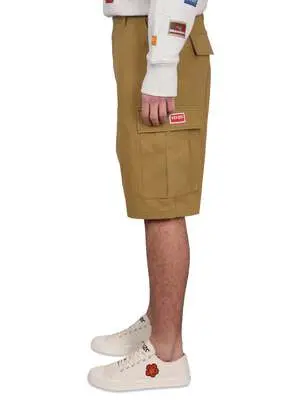 Kenzo Cargo Shorts - Brown