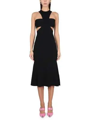 Alexander McQueen Dress With Harness Detail - Black