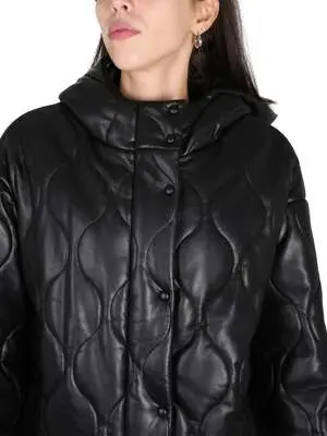 STAND STUDIO Quilted Hooded Jacket
