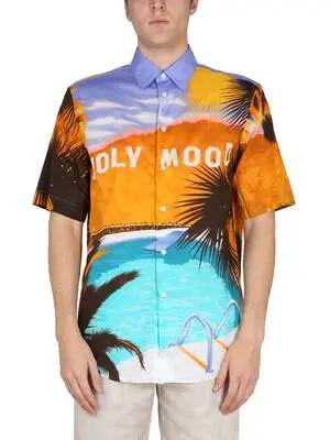 Etro Etro Men California Print Shirt Multicolor
