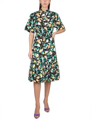 La DoubleJ Shirt Dress With Belt - Multicolor
