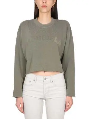 MAISON MARGIELA Maison Margiela Distressed Logo Sweatshirt Multicolor