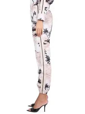 Palm Angels Island Print Elasticated Waistband Pants