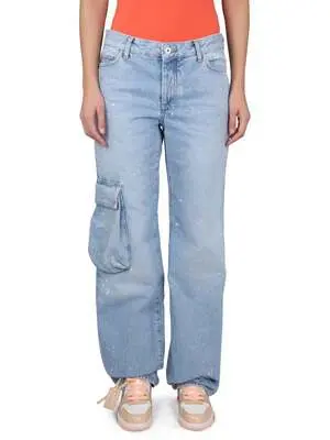 Off-White Cargo Jeans - Multicolor