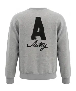 AUTRY Logo Print Cotton Sweater