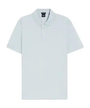 Hugo Boss Pure Cotton Polo Shirt With Chest Logo