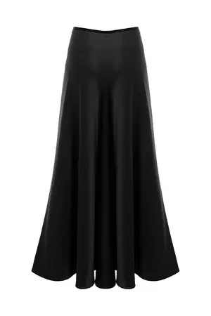 EXQUISE Justice Midi Skirt - Black