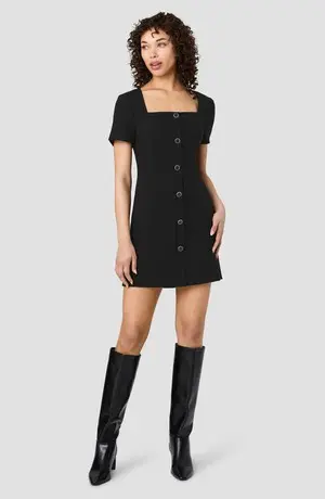French Connection Azra Button Front Minidress